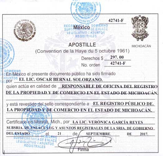 Apostille From Mexico Apostille From Mexico